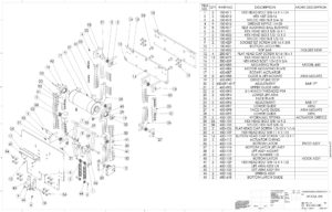 Model 450 Cart Tipper Parts - Diamondback Products