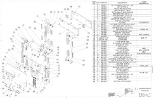 Model 450 Cart Tipper Parts - Diamondback Products