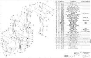 Model 450 Cart Tipper Parts - Diamondback Products