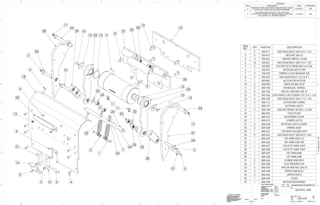 Replacement Cart Lifter Parts - Diamondback Products