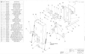 Model 100 Cart Tipper Parts - Diamondback Products