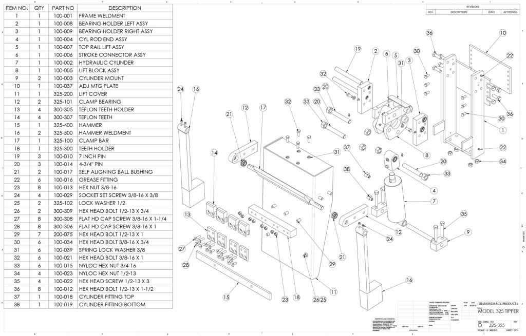 Replacement Cart Lifter Parts - Diamondback Products